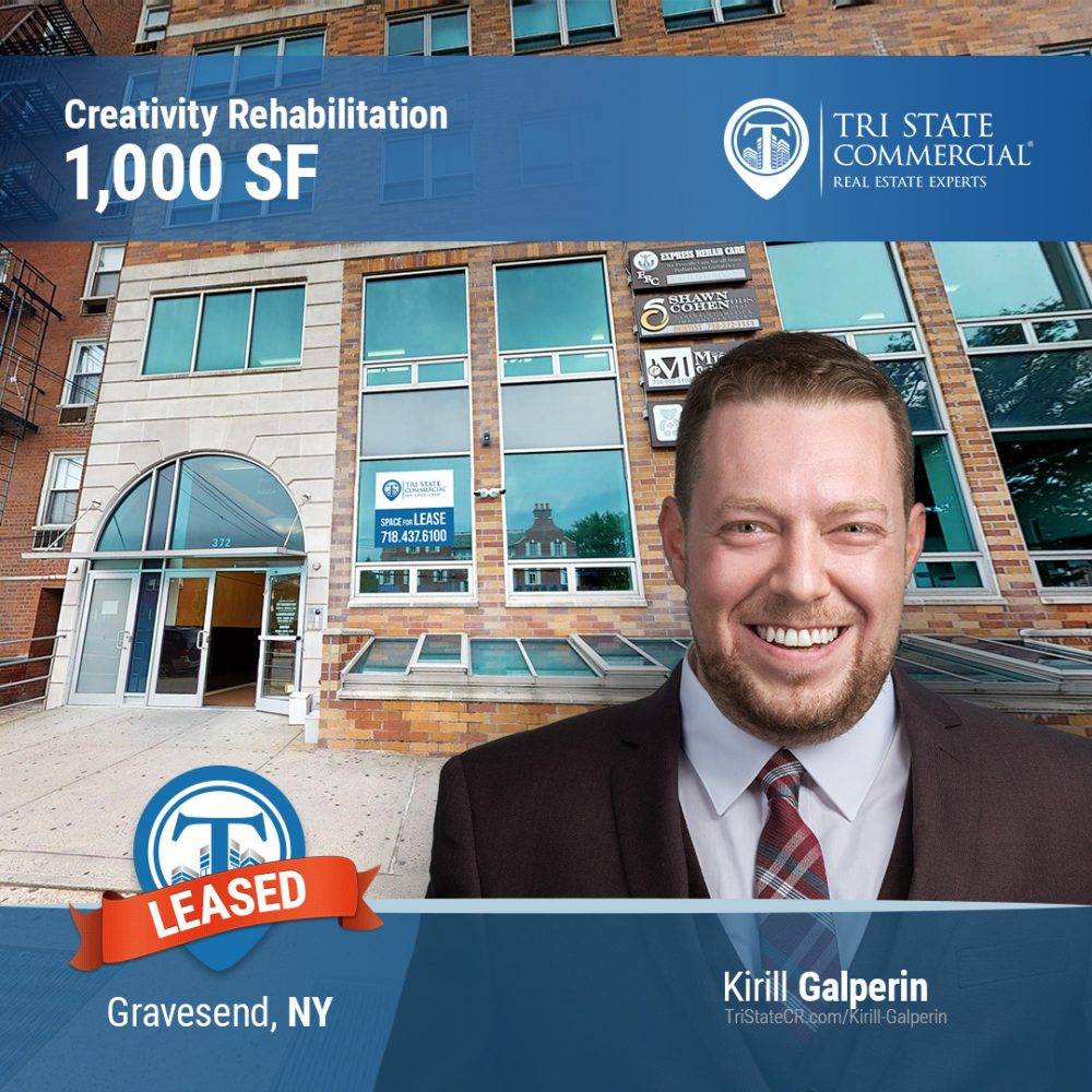 1,000 SF | 372 Ave U | Creativity Rehabilitation • Tri State Commercial ...