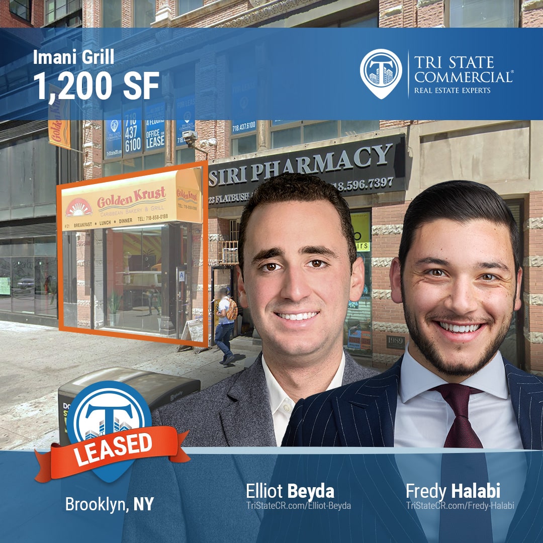 1,200 SF | 21 Flatbush Ave | Imani Grill | Tri State Commercial Real Estate