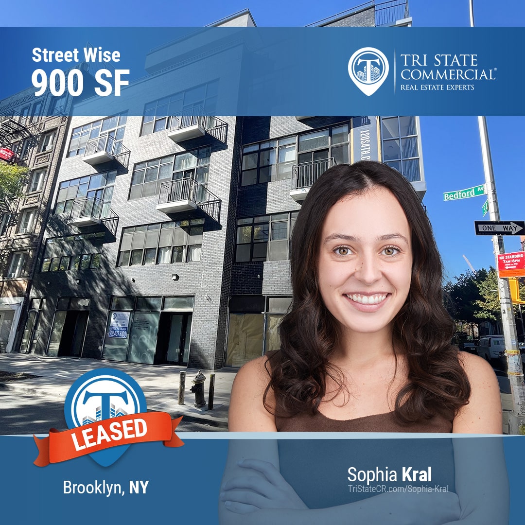 900 SF | 364 Bedford Ave | Street Wise | Tri State Commercial Real Estate