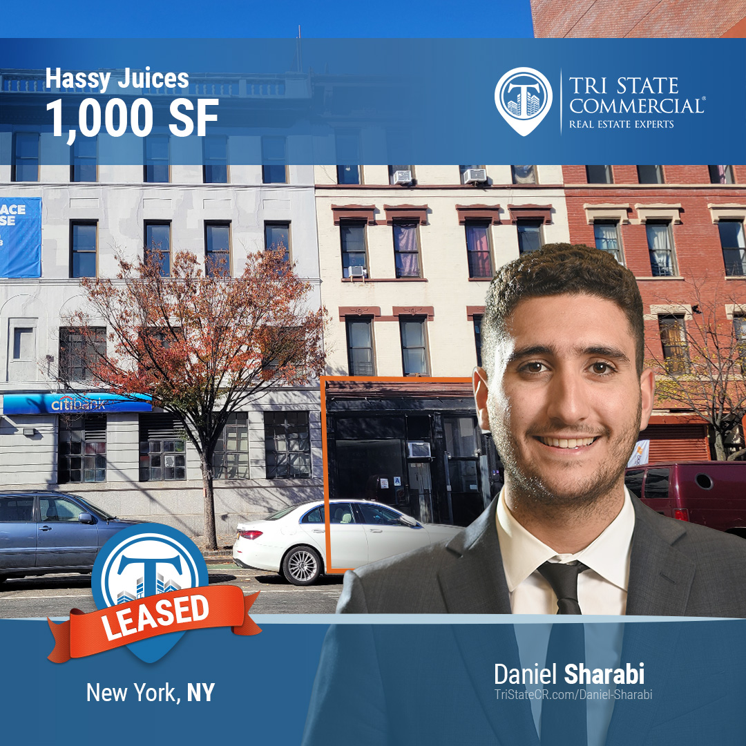 1,000 SF | 2265 1st Ave | Hassy Juices | Tri State Commercial Real Estate