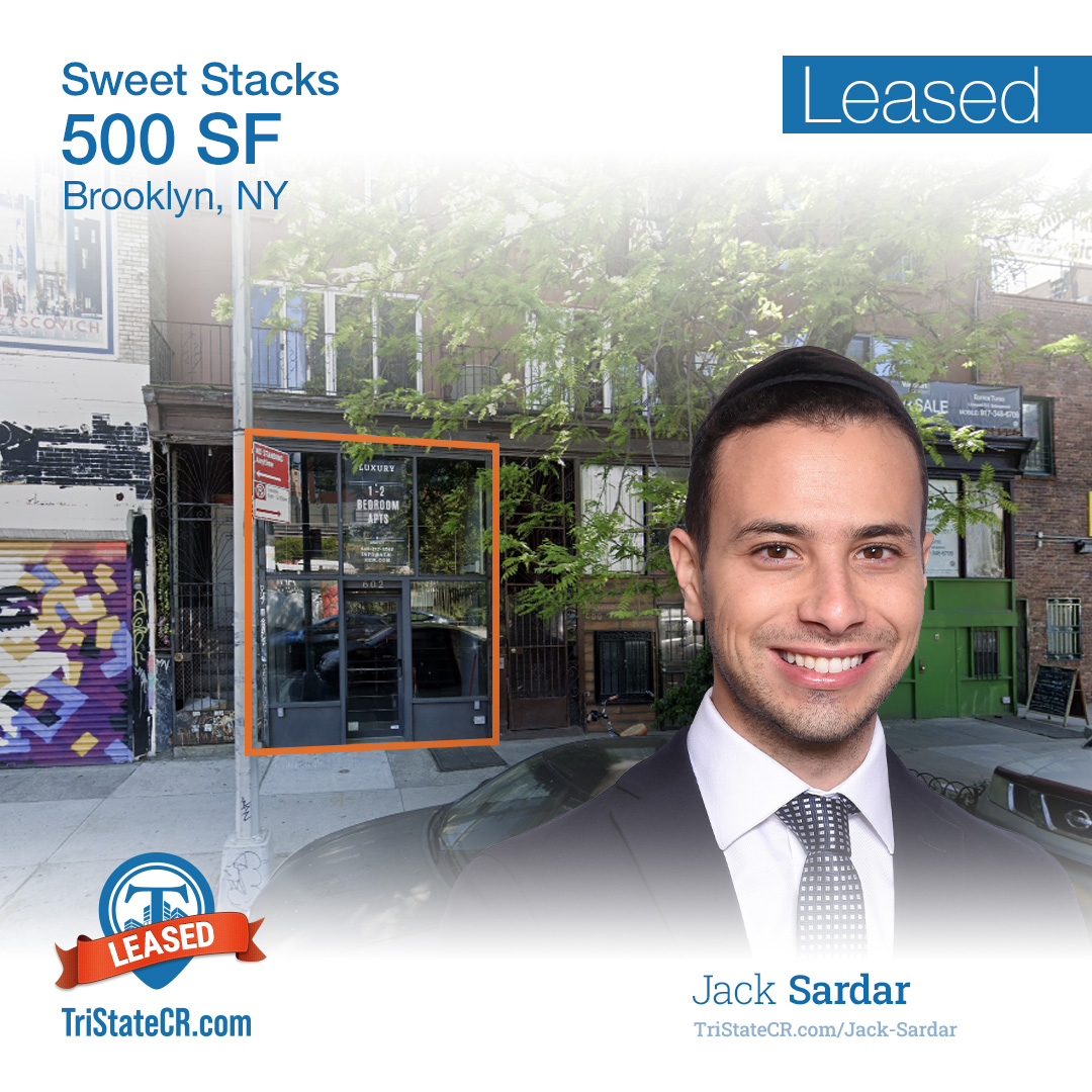 500 SF | 602 Pacific St | Sweet Stacks | Tri State Commercial Real Estate